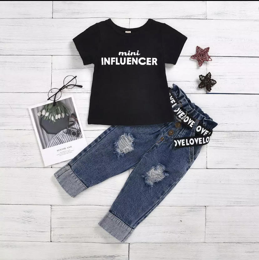 GIRLS "Mini influencer outfit – Twinslocedattwo